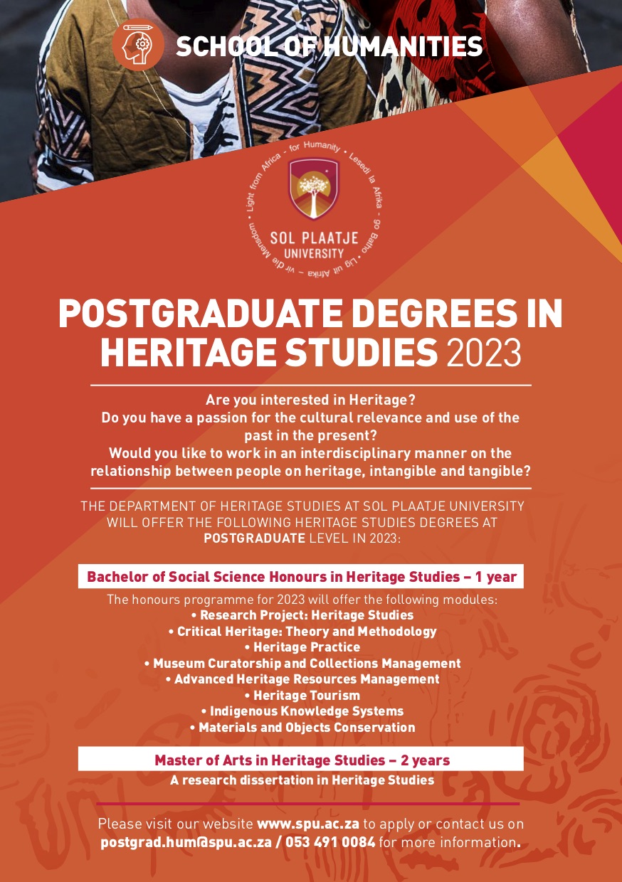 SPU Postgraduate Degree in Heritage Studies 2023.jpg | The Heritage Portal